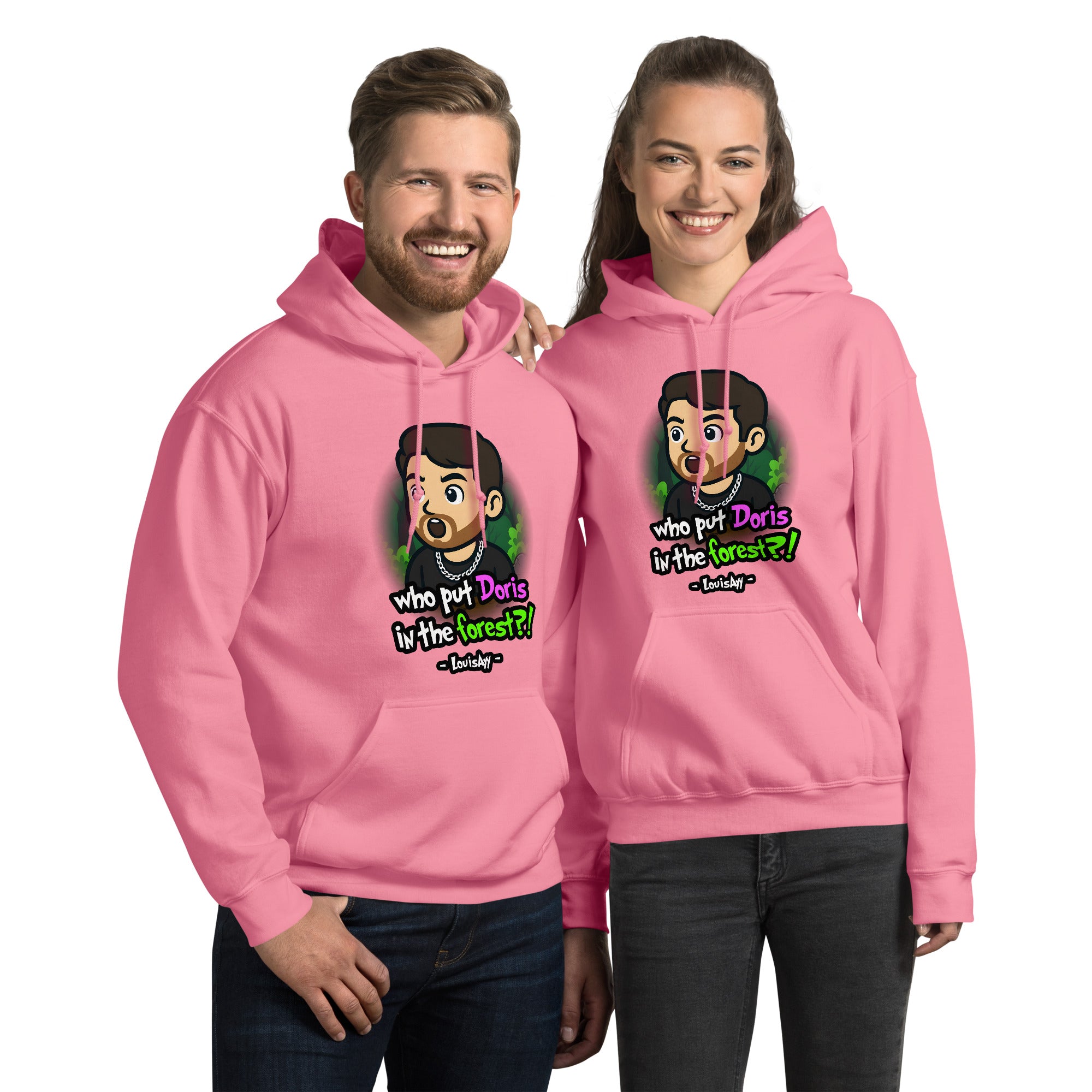 "Who Put Doris in the Forest?!" Adults Hoodie – LouisAyy.com